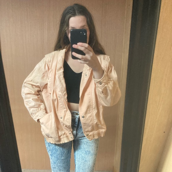 Jackets & Coats | Vintage 8s Peach Jacket | Poshmark